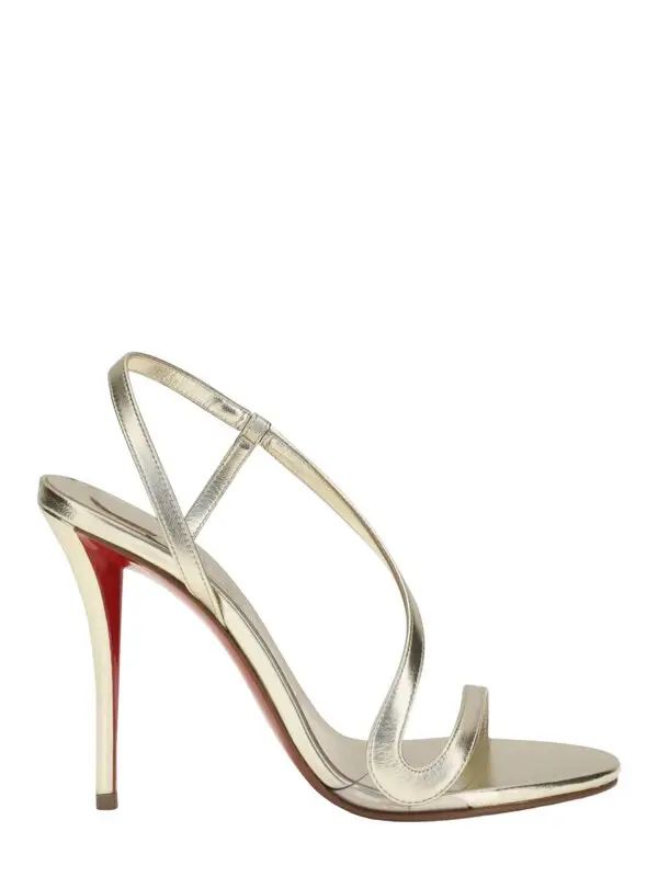 CHRISTIAN LOUBOUTIN Rosa Z Metallic Sandals - Gold