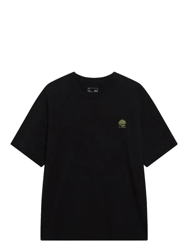 LI-NING Small Tree Graphic T-shirt - Black