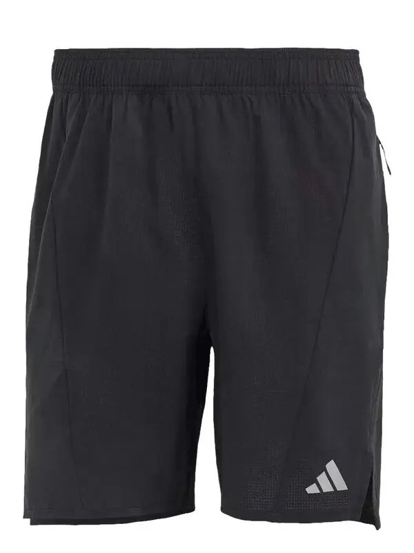 Adidas Heat.rdy Elasticated-waistband Shorts - Black