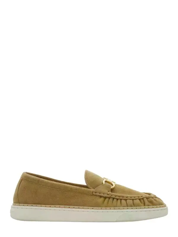 FERRAGAMO Gancini Ornament Loafers - Neutrals