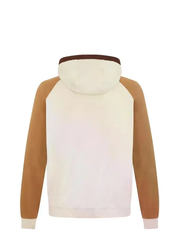Fedeli Colour-block Raglan Hoodie - Neutrals