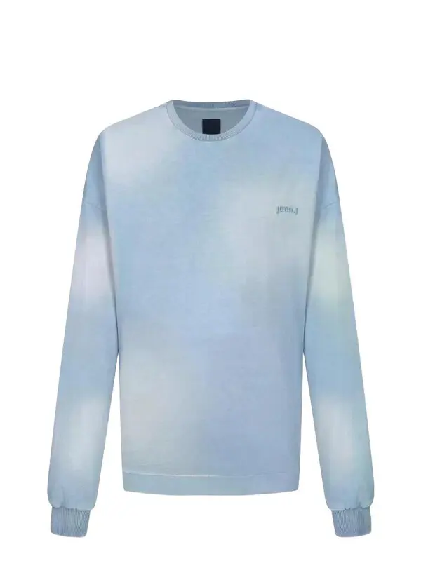 JUUN.J Faded Logo-embroidered Sweatshirt - Blue