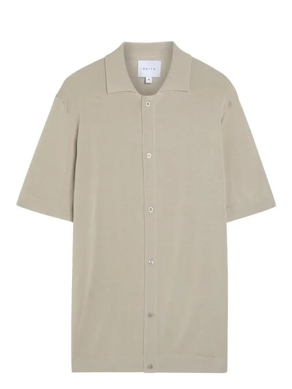 RAITH Pedro Knit Shirt - Cream
