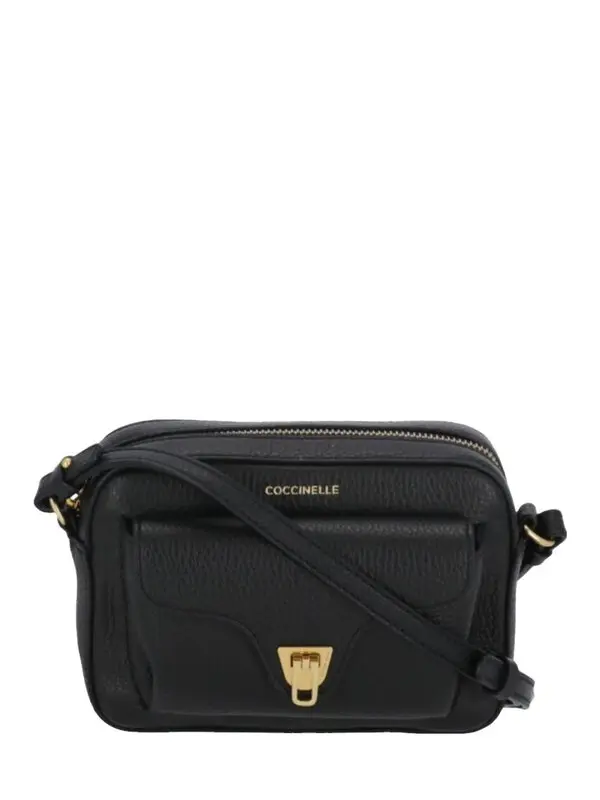 COCCINELLE Flap Pocket Shoulder Bag - Black
