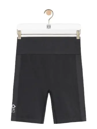 Loewe Seamless Shorts In Technical Jersey - Black