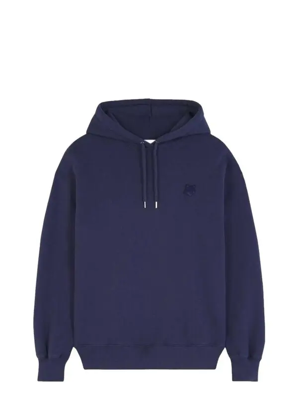 Maison Kitsuné Signature Fox Motif Hoodie - Black