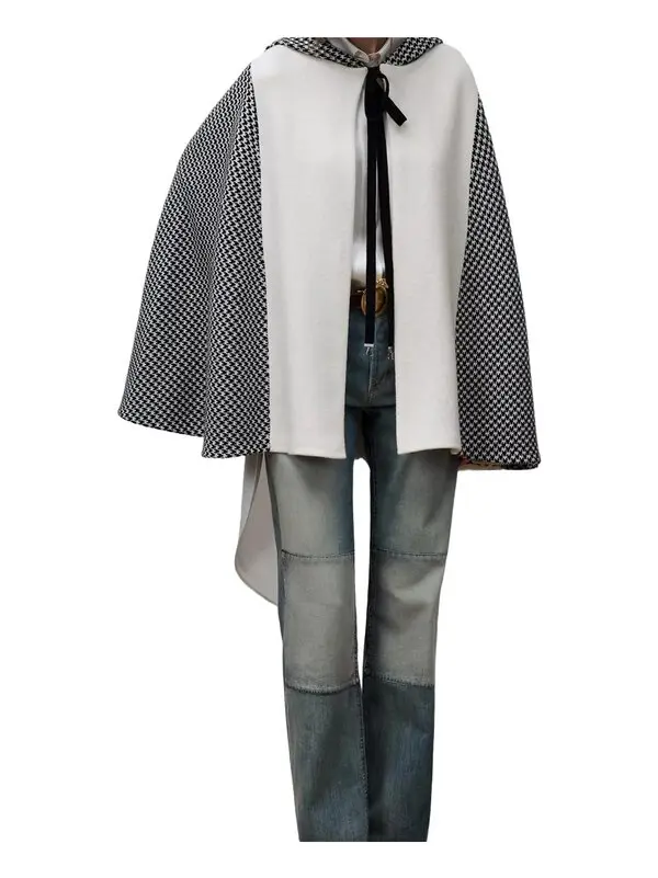 Dior Hooded Cape - Gray