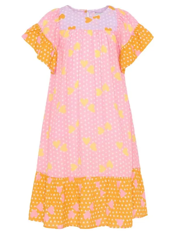 Stella McCartney Star Print Dress - Pink