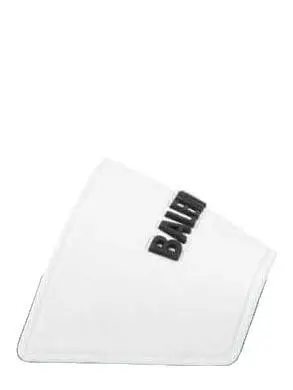Balenciaga Logo Pool Slides - White/black