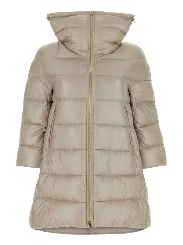 Herno Cleofe Coat - Nude