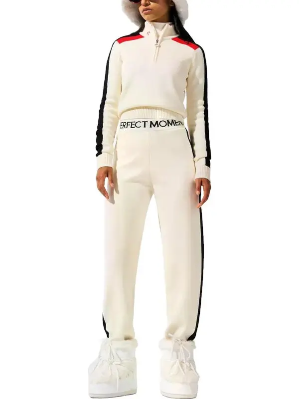 Perfect Moment La Tour Knitted Trousers - Neutrals
