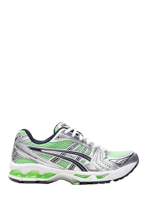 Asics Lace-up Mesh Panel Sneakers - Silver