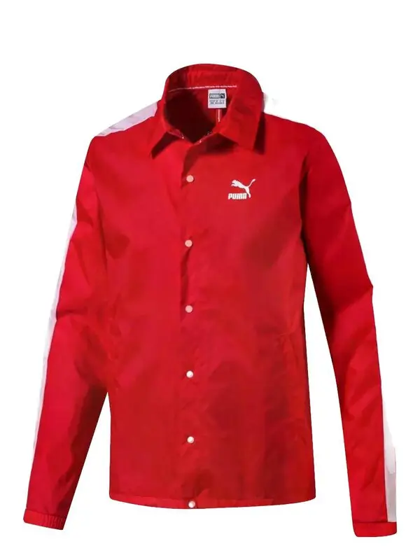 PUMA Logo Detail Jacket - Red