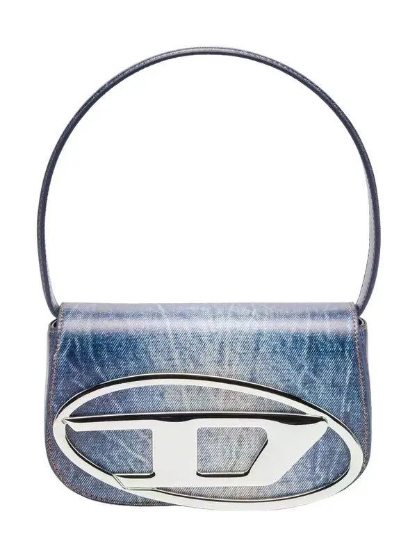 DIESEL® 1dr Leather Shoulder Bag - Blue