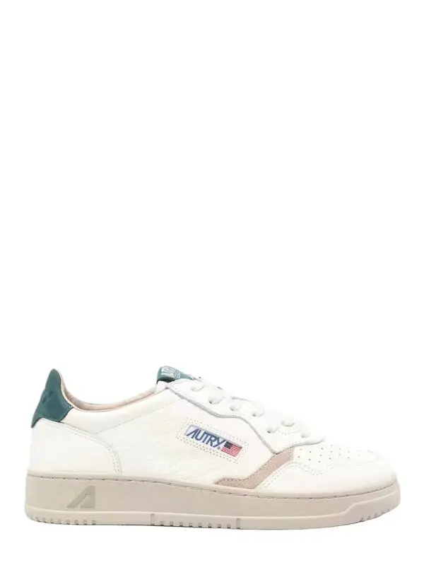 AUTRY Medalist Panelled Leather Sneakers - Neutrals