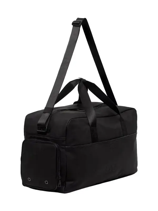 EA7 Logo Embossed Holdall - Black