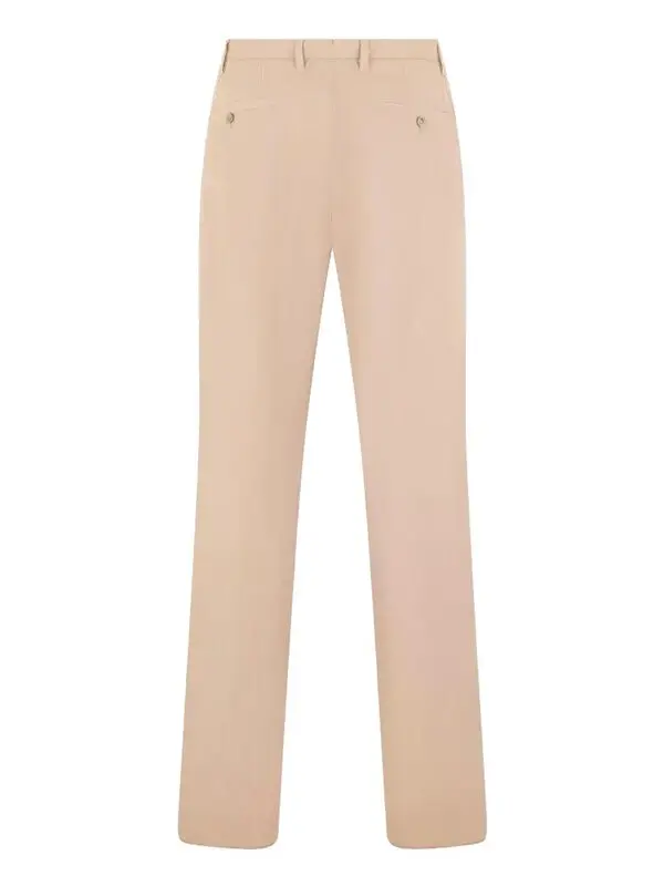 Fedeli Straight-cut Trousers - Neutrals