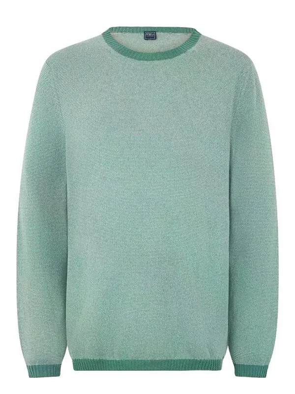 Fedeli Fine-knit Cashmere Sweater - Green