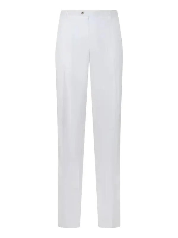 Fedeli Straight-cut Trousers - White