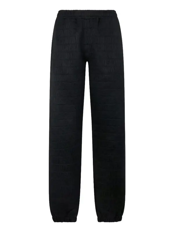 Moschino Jacquard Track Pants - Black