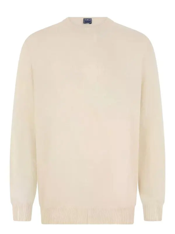 Fedeli Cashmere Crew Neck Sweater - Neutrals