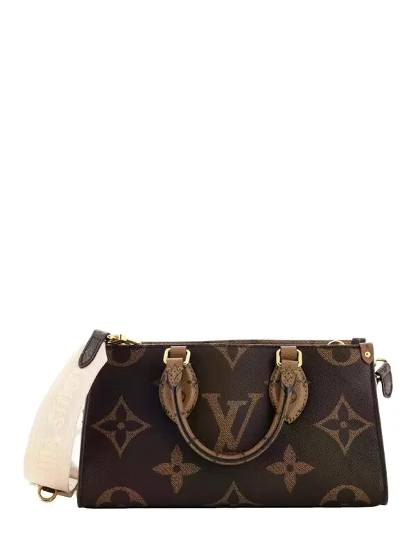 LOUIS VUITTON Onthego Tote East West Shoulder Bag - Brown