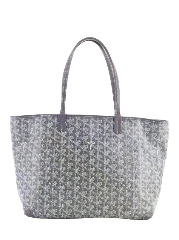 Goyard Artois Pm Tote Bag In Coated Canvas - Grey