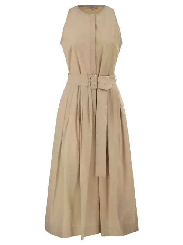 Antonelli Firenze Belted Midi Dress - Neutrals
