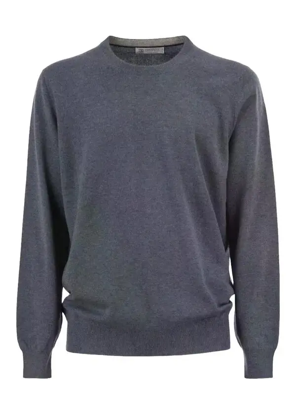 Brunello Cucinelli Cashmere Crew-neck Sweater - Grey