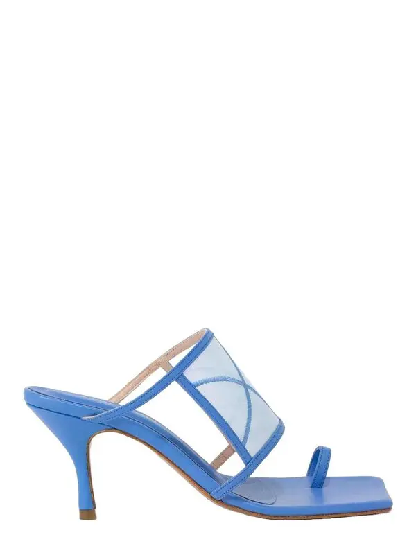 ANDREA WAZEN Tabaris Heeled Sandals - Blue
