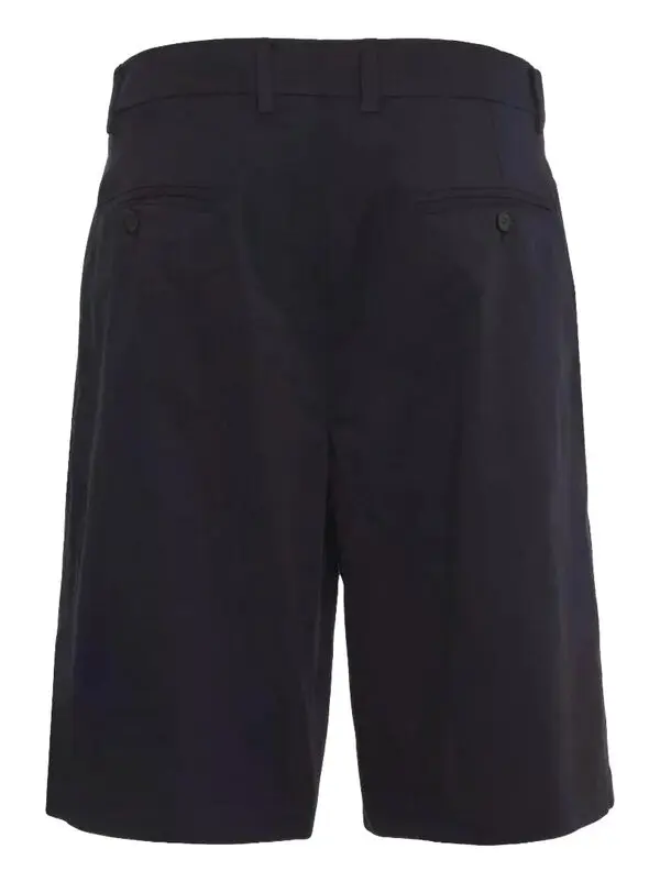 AMARANTO Pleated Detail Shorts - Blue