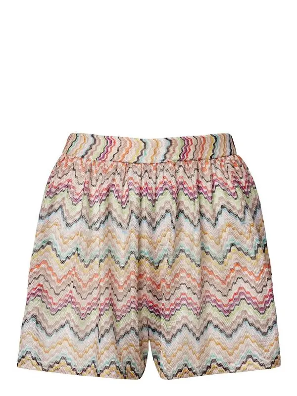 Missoni Zigzag Pattern Shorts - Multicoloured