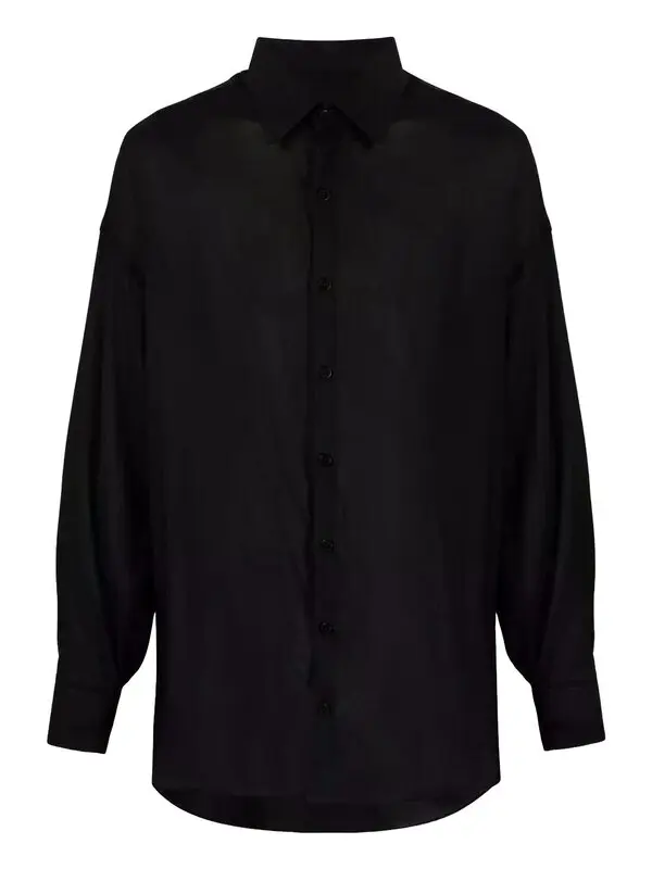 COSTUMEIN Long-sleeved Buttoned-up Shirt - Black