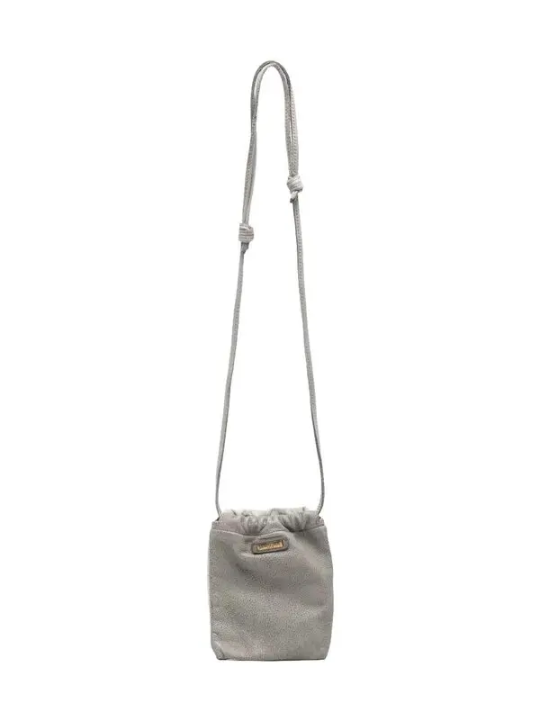 CATERINA LUCCHI Eva Printed Leather Shoulder Bag - Grey