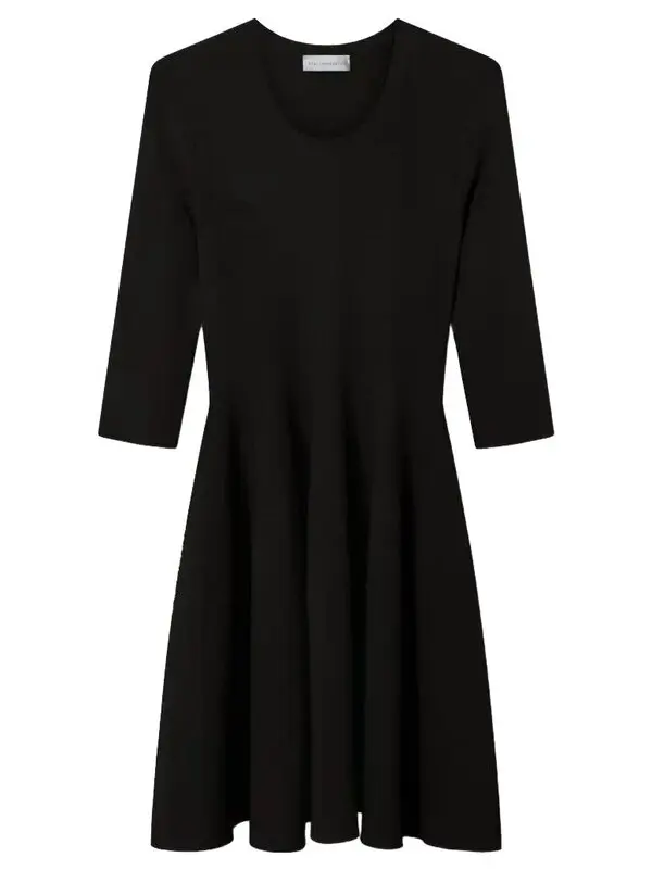 Stella McCartney Knit Fit-and-flare Dress - Black
