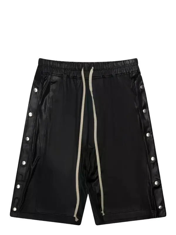 Rick Owens Pusher Press-stud Shorts - Black