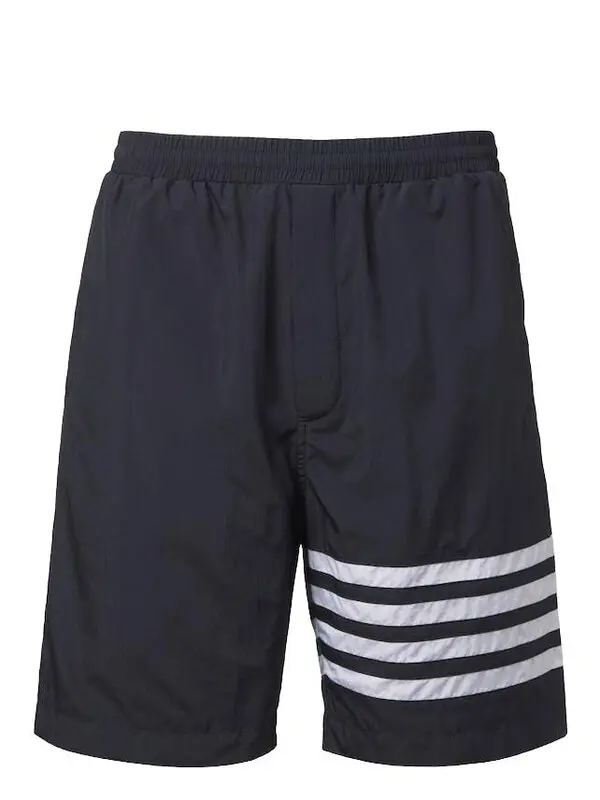 Thom Browne 4-bar Ripstop Shorts - Blue