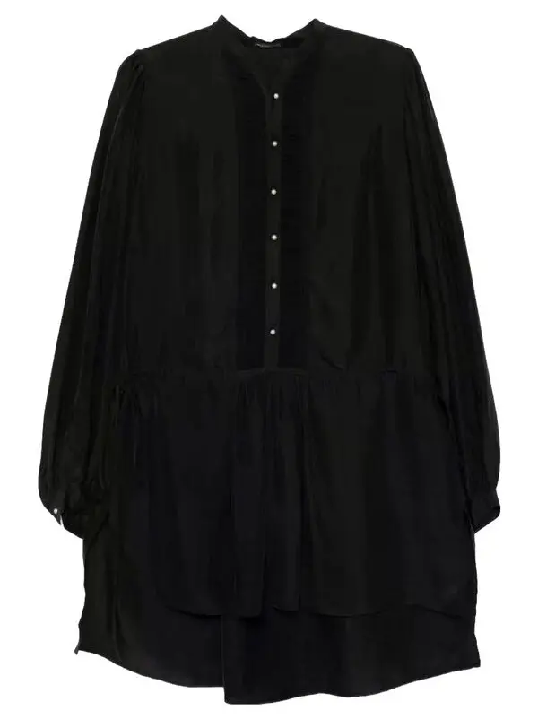 ANN DEMEULEMEESTER High Short Dress - Black