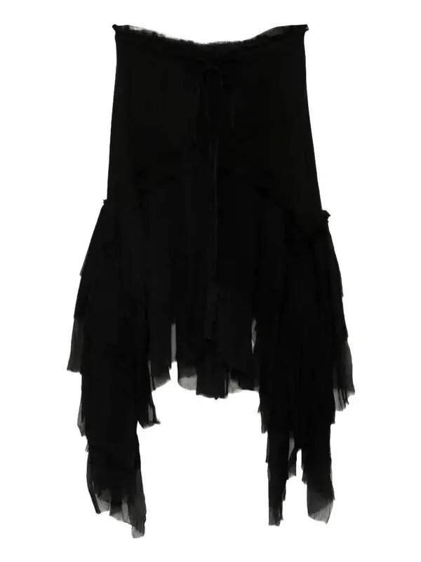 ANN DEMEULEMEESTER Bete Skirt - Black