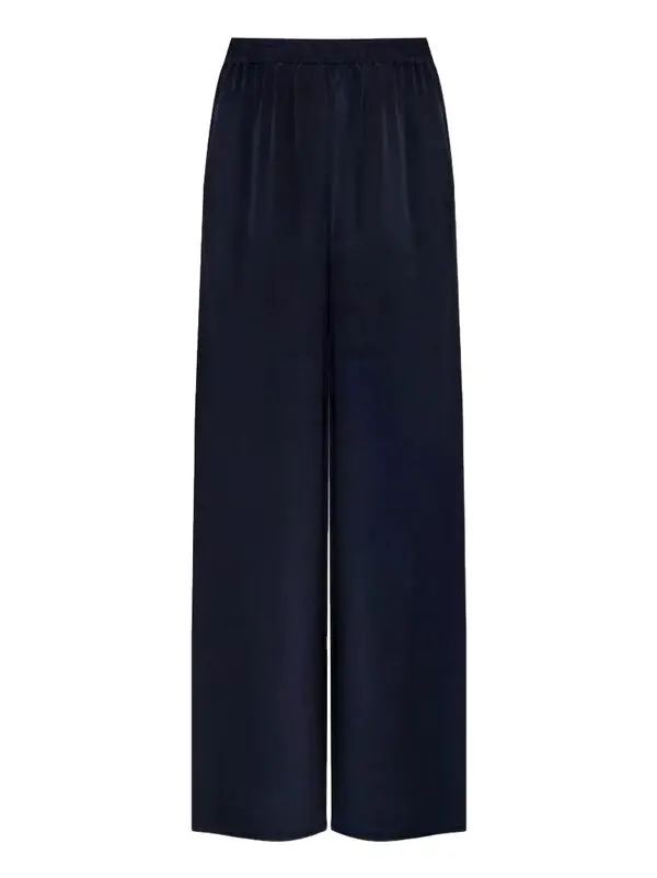 Max Mara Volonta Silk Wide-leg Trousers - Blue