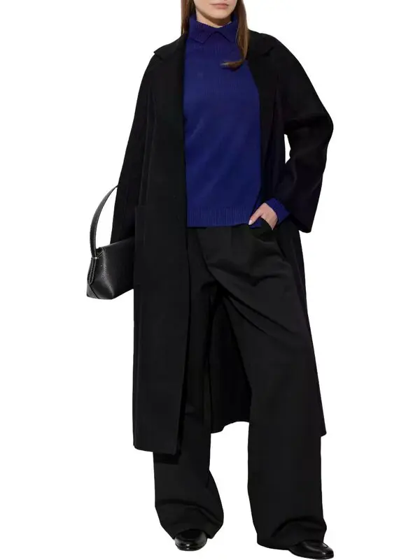 Max Mara Ludmilla Belted Coat - Black