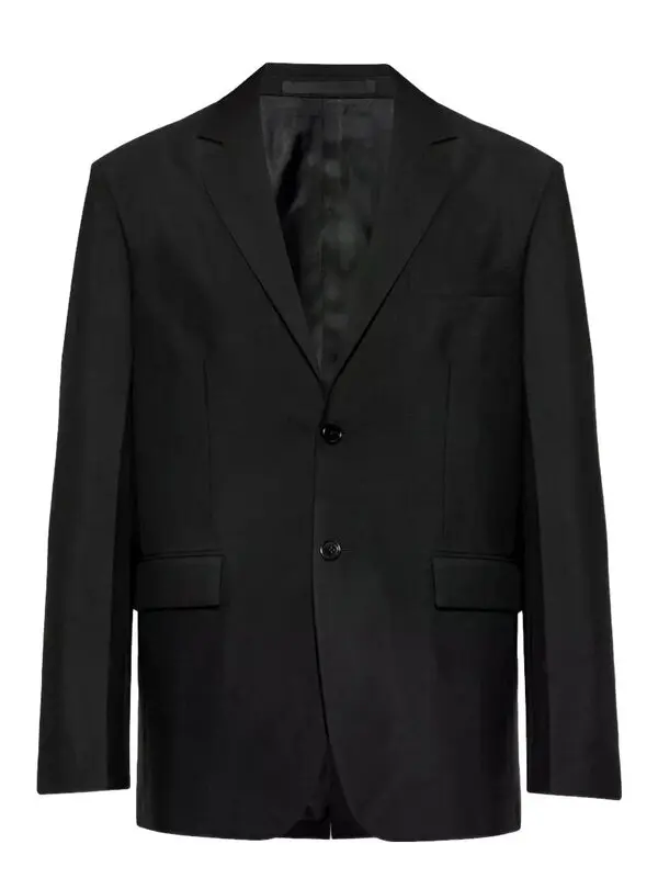 JIL SANDER Single-vent Blazer - Black