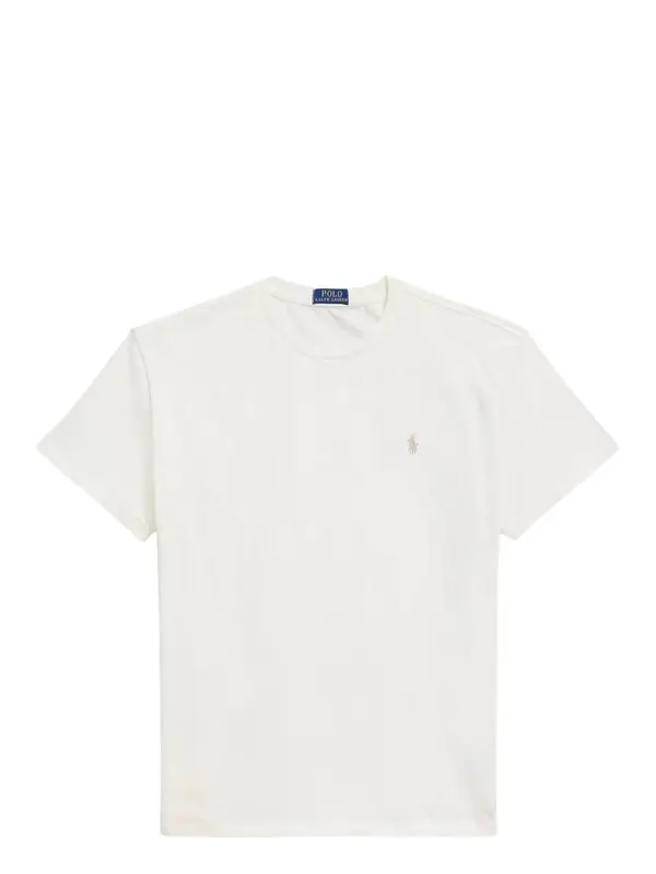 Polo Ralph Lauren Logo-embroidered T-shirt - Neutrals
