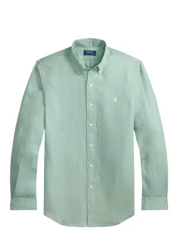 Polo Ralph Lauren Logo-embroidered Button-down Shirt - Green