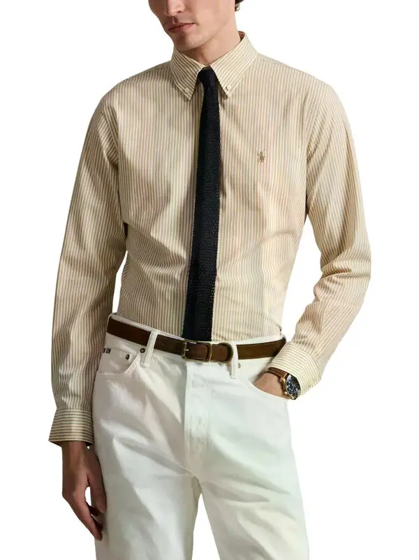 Polo Ralph Lauren Striped Button-down Shirt - Neutrals