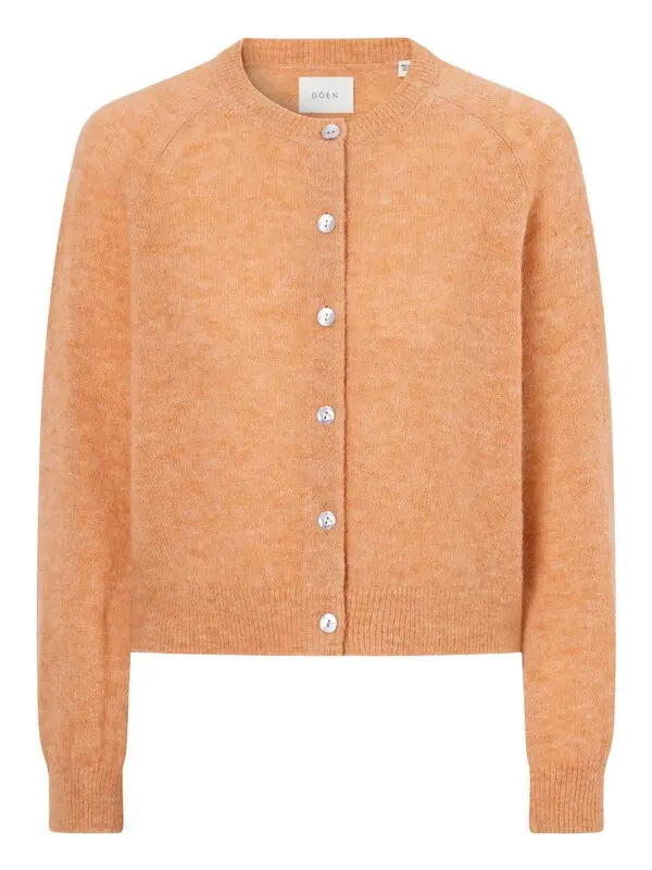 DÔEN Petra Alpaca Blend Cardigan - Orange
