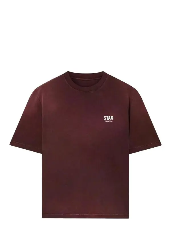GOLDEN GOOSE Graphic Print T-shirt - Brown
