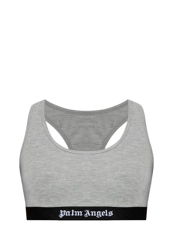 Palm Angels Lingerie Top - Grey
