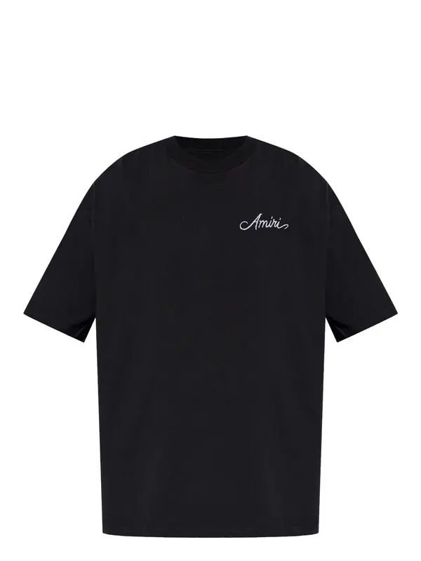 Amiri T-shirt With Back Print - Black