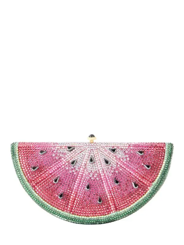 Judith Leiber Crystal Embellished Clutch - Pink